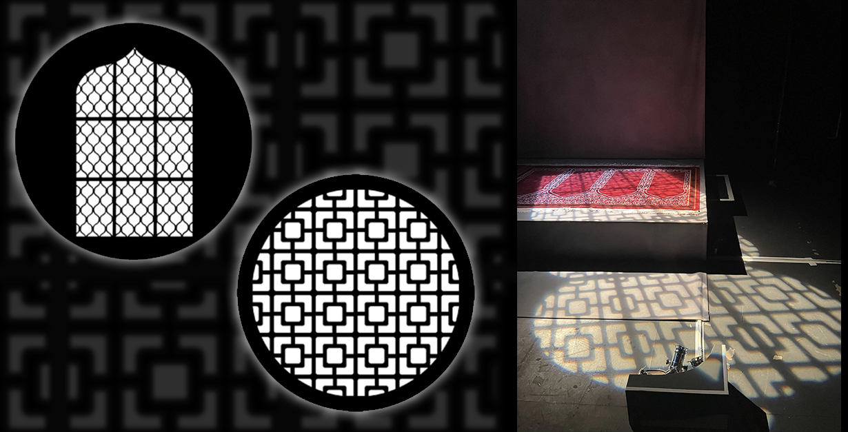 Two Rosco Gobos Inspire A Bespoke Mosque Window Gobo Design